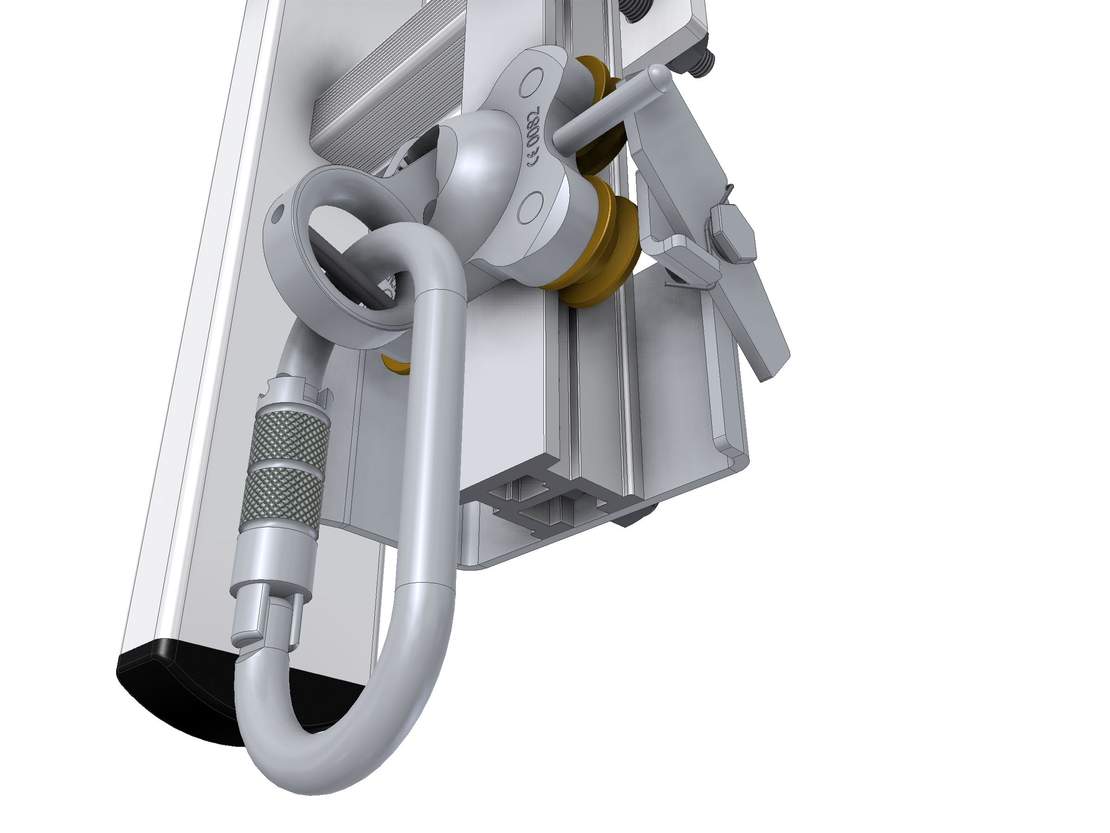 Climbing protection system | Fixed guide in accordance with EN 353-1 ...